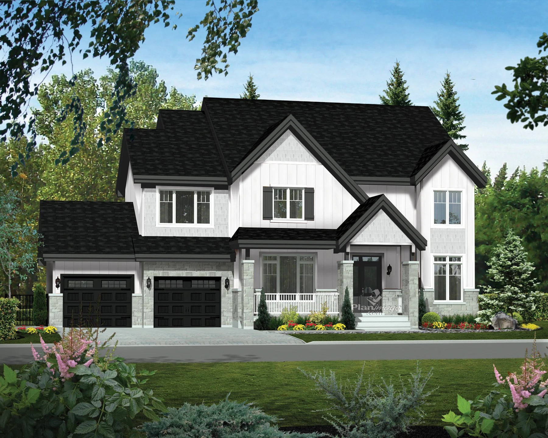 Les plans de maison style farmhouse : un classique intemporel – Planimage